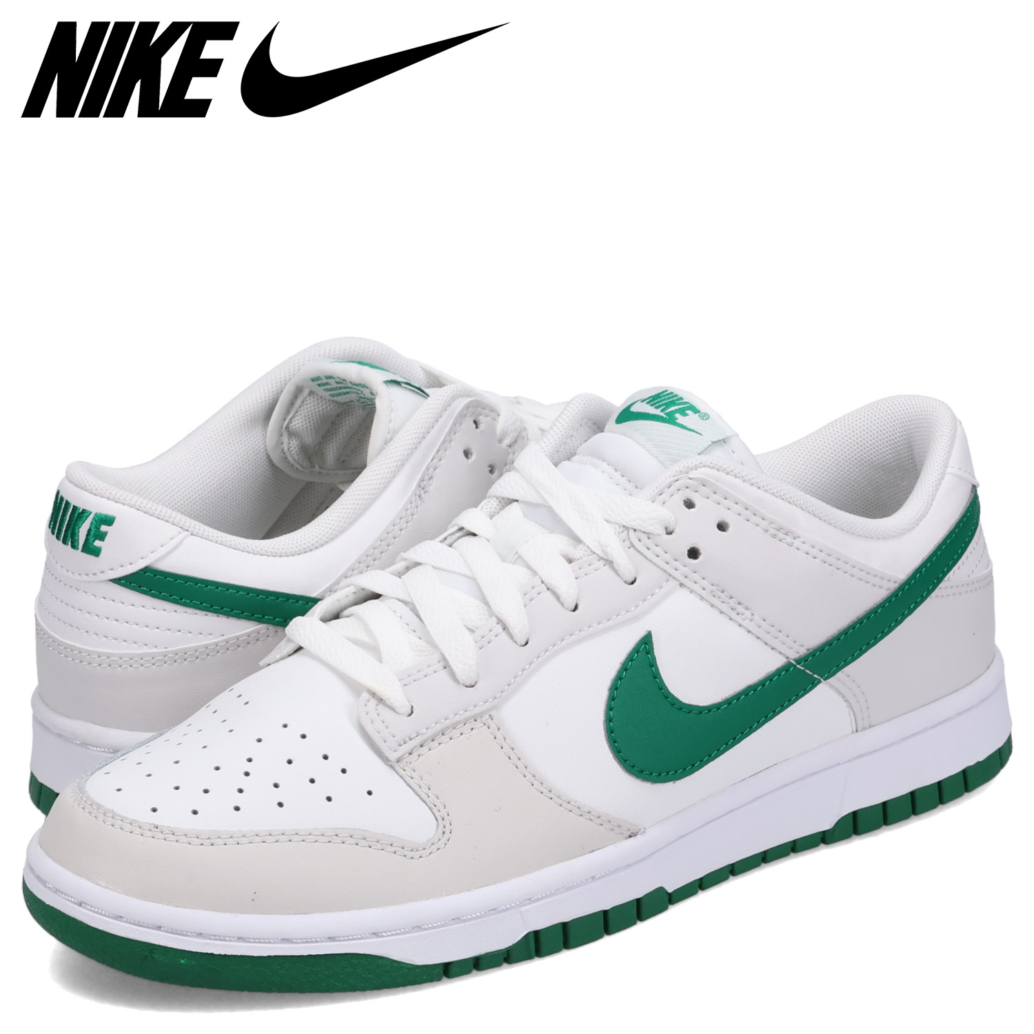 NIKE DUNK LOW RETRO "SUMMIT WHITE MALACHITE" DV0831-107 （サミットホワイト/マラカイト ...