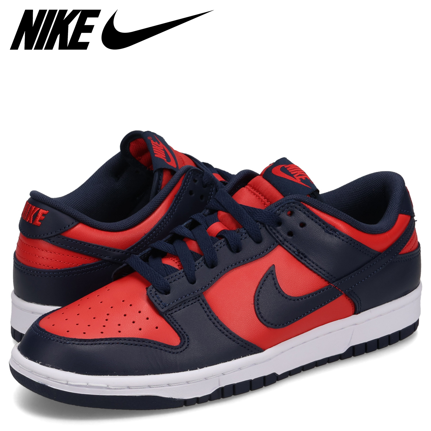 NIKE DUNK LOW RETRO "UNIVERSITY RED OBSIDIAN" DV0833-601 （ユニバーシティレッド/ホワイト/オブシディアン） ダンク（NIKE） メンズ ...