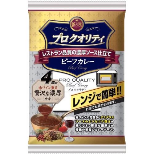 ハウス食品 ハウス食品 プロクオリティ ビーフカレー 贅沢な濃厚 540g（135g×4袋）× 1個 カレー、レトルトカレー - 最安値・価格比較 - Yahoo!ショッピング