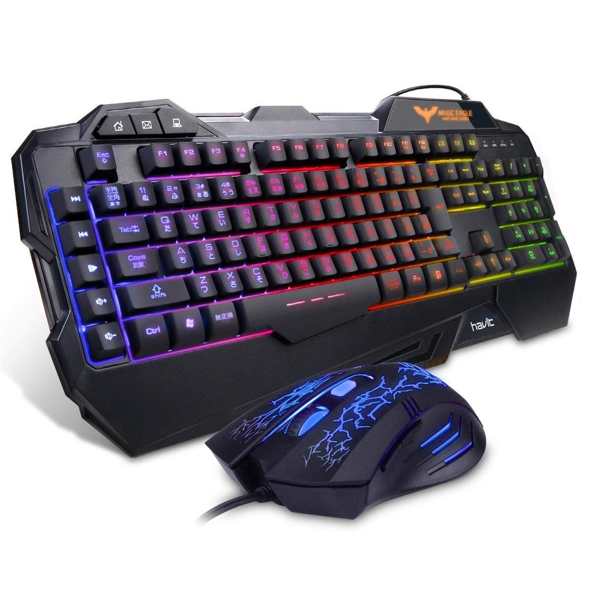 HAVIT HAVIT HV-KB558 gaming mouse and keyboard combo HV-KB558CM （ブラック） キーボード本体 - 最安値・価格比較 ...