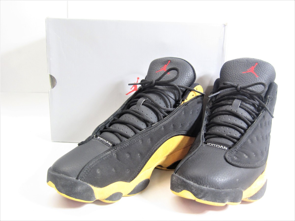 NIKE AIR JORDAN 13 RETRO "CLASS OF 2002" 414571-035 （ブラック/ユニーバーシティレッド ...