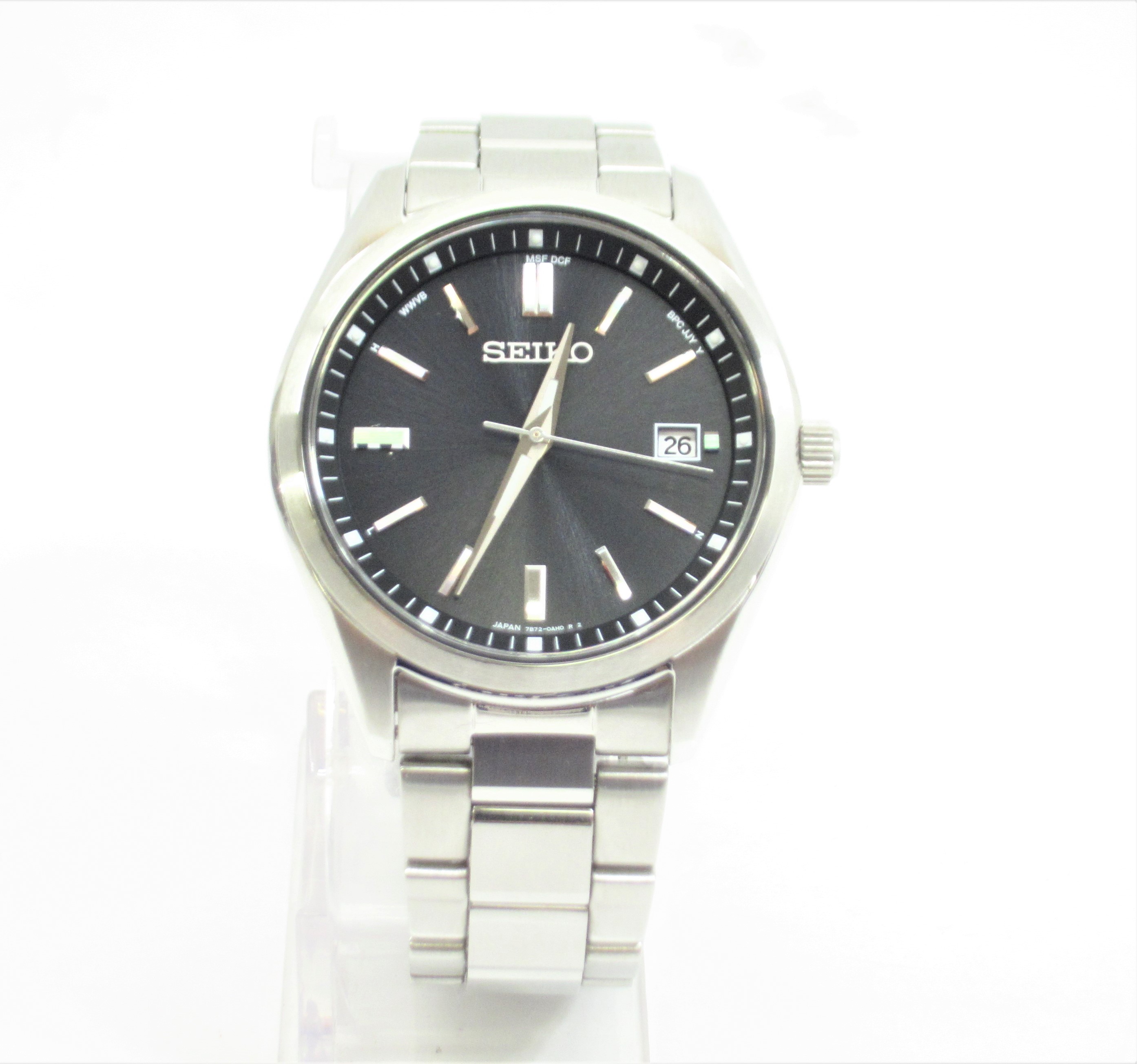 SEIKO SEIKO SELECTION Sシリーズ シルバーバンド SBTM323（ブラック） SEIKO SELECTION メンズ腕 ...