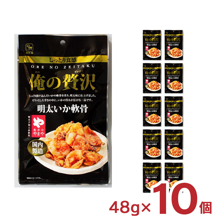 カモ井 カモ井食品 俺の贅沢 明太いか軟骨 48g×10袋 おつまみ珍味さきいか、するめ - 最安値・価格比較 - Yahoo!ショッピング｜口コミ・評判からも探せる