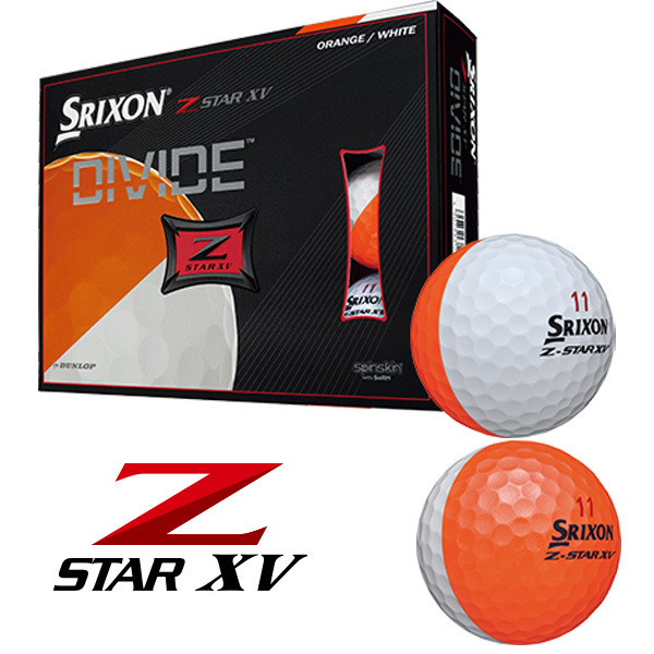 DUNLOP スリクソン Z-STAR XV DIVIDE （オレンジ/ホワイト） 2021年モデル 1ダース SRIXON Z-STAR ゴルフボール - 最安値・価格比較 - Yahoo ...