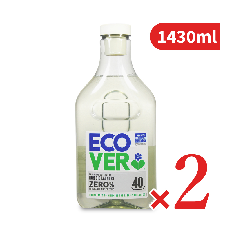 ECOVER エコベール ゼロ ランドリーリキッド 濃縮タイプ 1500ml × 2個 液体洗剤 - 最安値・価格比較 - Yahoo!ショッピング｜口コミ・評判からも探せる