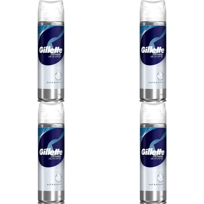 P&G P＆G Gillette シェービングフォーム ピュア＆センシティブ 245g×4本 Gillette シェービングフォーム、ローション - 最安値・価格比較 - Yahoo ...