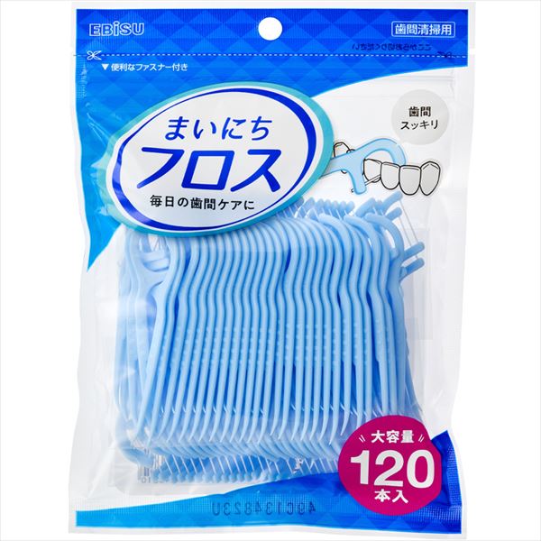 EBiSU（日用品） エビス まいにちフロス B-D4681 120本×12個 デンタルフロス - 最安値・価格比較 - Yahoo!ショッピング｜口コミ・評判からも探せる