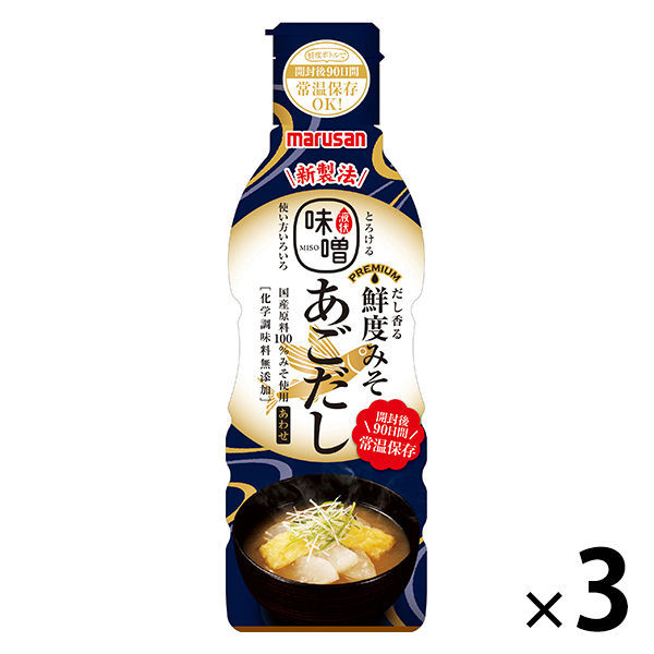 マルサンアイ マルサン だし香る鮮度みそ PREMIUM あごだし 410g×3本 鮮度みそ みそ - 最安値・価格比較 - Yahoo!ショッピング｜口コミ・評判からも探せる
