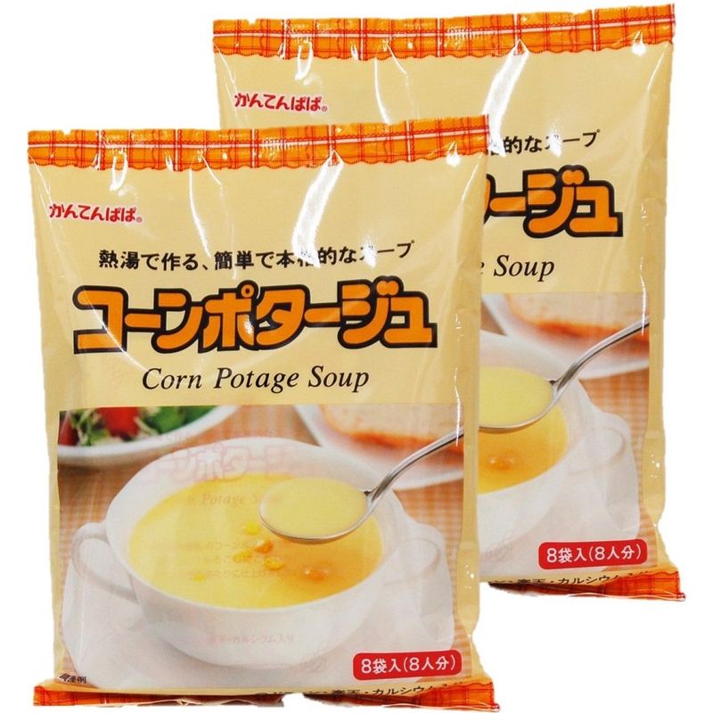 かんてんぱぱ かんてんぱぱ コーンポタージュ 8食入 184g（23g×8食分）×2個 スープ - 最安値・価格比較 - Yahoo!ショッピング｜口コミ・評判からも探せる