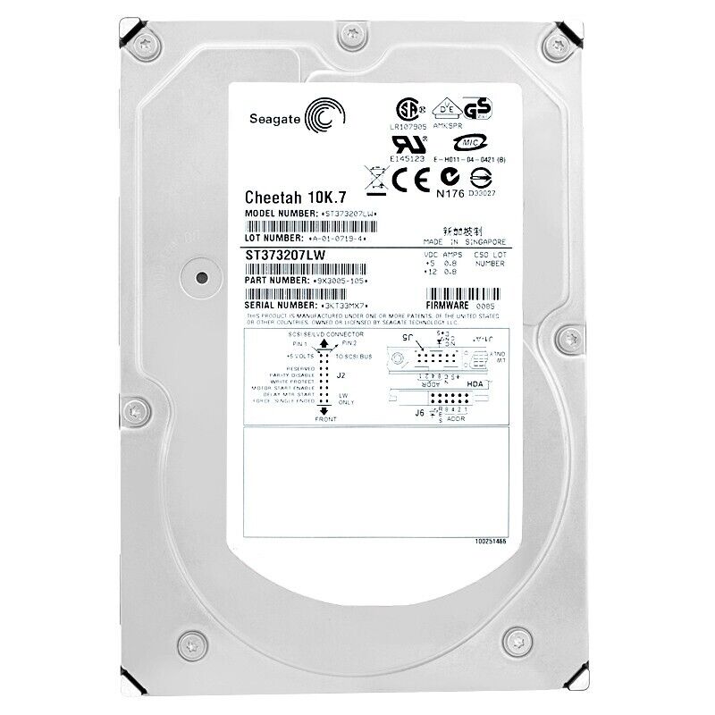 Seagate Cheetah 10K.7 ST373207LW 内蔵型ハードディスクドライブ - 最安値・価格比較 - Yahoo!ショッピング