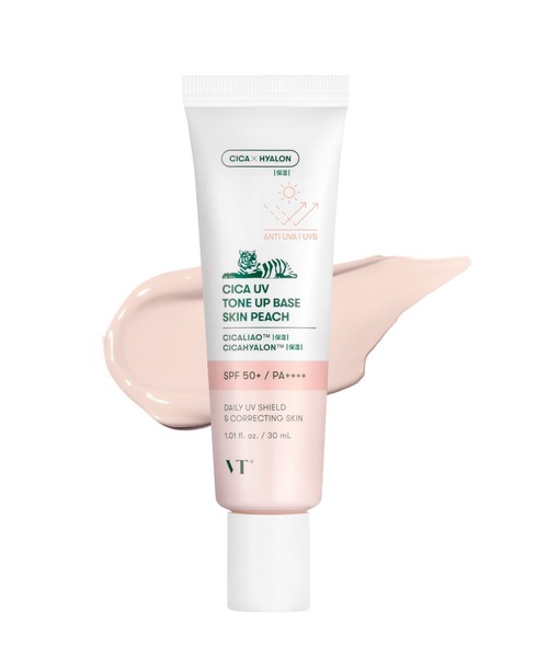 VT VT CICA UVトーンアップベース スキンピーチ 30ml メイク化粧下地 - 最安値・価格比較 - Yahoo!ショッピング｜口コミ・評判からも探せる