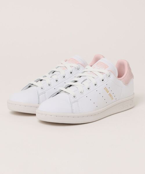 adidas STAN SMITH "FOOTWEAR WHITE GOLD METALLIC SANDY PINK" IF7002 （フット ...