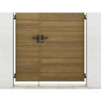 門扉 リクシル 開き門扉AA YM1型 横桟 両開き 親子 04-08-12/04-08-14 埋込使用 W1200(400+800)×H1200/1400mm LIXIL 開き門扉 ...