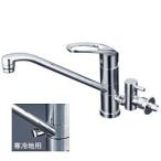 価格.com - KVK 流し台用シングルレバー式混合栓(回転分岐止水栓付) KM5041CTTU (水栓金具) 価格比較