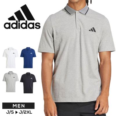 adidas メンズポロシャツ(色:ホワイト系)の商品一覧 adidas メンズポロシャツ(色:ホワイト系)の商品一覧