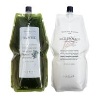 LebeL ルベル ナチュラルヘアソープ ウィズ SW（シーウィード）＆トリートメント RP（ライスプロテイン）セット（1600ml＋1600ml）×1個 Natural Hair Soap ...