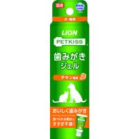LOHACO - 歯みがきジェル ペットキッス（PETKISS）犬猫用 チキン風味 40g 国産 1本 ライオンペット