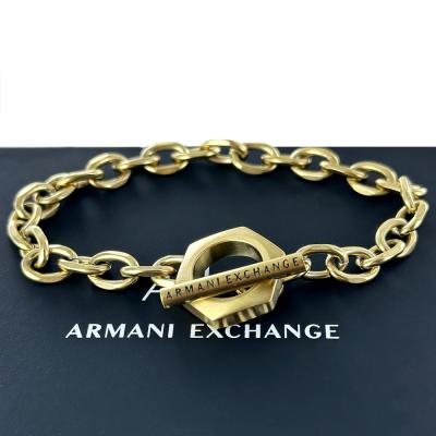 ARMANI メンズブレスレット(色:ゴールド系)の商品一覧 ARMANI メンズブレスレット(色:ゴールド系)の商品一覧