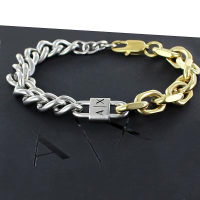 ARMANI メンズブレスレット(色:ゴールド系)の商品一覧 ARMANI メンズブレスレット(色:ゴールド系)の商品一覧