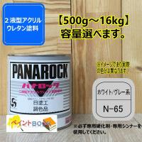 【日塗工 N-65】ホワイト／グレー系 マンセル N6.5 パナロック 2液型ウレタン塗料 自動車 工業 ロックペイント :088-n65 ...