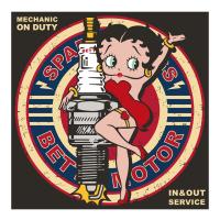ベティちゃん ウォールアート】Betty Boop LED Canvas Light ベティちゃん ウォールアート】Betty Boop LED Canvas Light