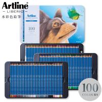 シヤチハタ アートライン 水彩色鉛筆 LIBERIO 100色セット 716-6267 KCPL-W100C/H 1個 - 最安値・価格比較 ...