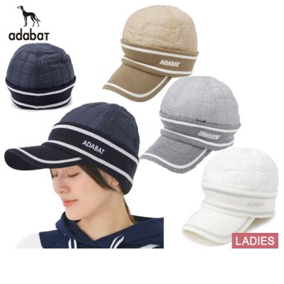 【タイムセール 12/23 13:00迄】キャップ レディース アダバット adabat 2025 秋冬 新作 ゴルフ c86-04150 OFF adabat（アダバット） 【タイムセール 1/6 13:00迄】キャップ