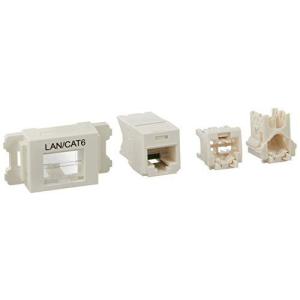 パンドウイット Mini-Com? JISプレート用ジャックキット バネ式シャッター (Cat6 モジュラージャック (CJ688TGIW ...