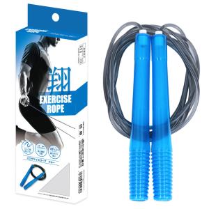 (IKEDA/イケダ) 44640 エクササイズロープ ブルー (044648) 縄跳び なわとび - 最安値・価格比較 - Yahoo!ショッピング