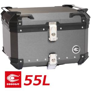 COOCASE クーケース バイク用 アルミトップケース 55L ヘアライン ダークグレー CCX550HDG マルチポケット付き - 最安値・価格比較 - Yahoo!ショッピング｜口コミ ...