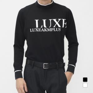 リュクスエイケイエムプラス ゴルフ ヘムライン ロング Tシャツ LAT25010 ゴルフウェア メンズ トップス 2025年秋冬モデル LUXEAKMPLUS GOLF LUXE AKM PLUS リュクスエイケイエムプラス ゴルフ ヘムライン ロング