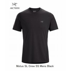アークテリクス ARCTERYX Motus SL Crew SS Mens Black モータス SL クルーネック シャツ メンズ 国内 ...