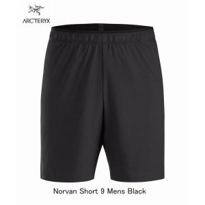 アークテリクス ARCTERYX Norvan Short 9 Mens Black ノーバン ショートパンツ 9 inch メンズ 国内正規 ...