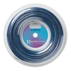 ルキシロン (Luxilon) ALU POWER OCEAN BLUE アルパワー オーシャンブルー 1.25mm 200Mロール 硬式 ...