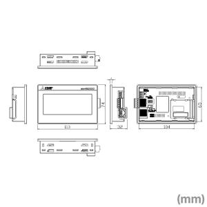 三菱電機 GT2103-PMBDS GOT本体 (3.8型) (解像度: 320×128) (メモリ3MB DC24V) NN :gt2103 ...