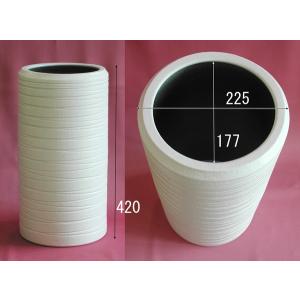 傘立てスリム 和風モダン おしゃれインテリア 陶器 信楽焼 白横ライン ホワイト 新築祝 :tk-716:あたらしや家具 - 通販 - Yahoo!ショッピング