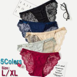 ショーツ 高級 レース 肌着 ヒップハング 美尻パンツ L/XL : AVIVA
