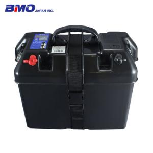 bmojapan 船外機・魚探・エレキ バッテリーBOX インジケーター付(USB対応)60Aヒューズ付 船外機・魚探・エレキ bmojapan バッテリーBOX インジケーター付(USB