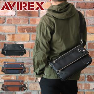 AVIREX（アヴィレックス） FLIGHT NYLON 'VERTICAL SHOULDER BAG