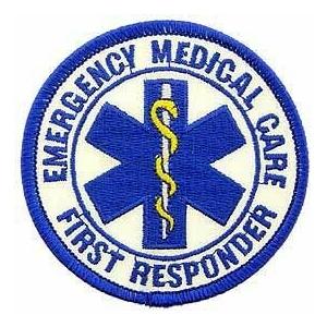 EMS EMERGENCY MEDICAL CARE FIRST RESPONDER - Patriotic Patches ...
