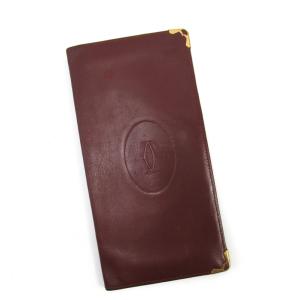 Cartier（カルティエ） マストライン 長札入れ 長財布 レザー ボルドー