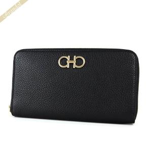 FERRAGAMO（フェラガモ） 長財布 レザー ブラック メンズ 661331