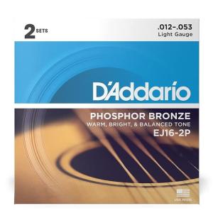 DAddario ダダリオ アコースティックギター弦 フォスファーブロンズ Light .012-.053 EJ16-2P 2set入りパ - 最安値・価格比較 - Yahoo!ショッピング ...