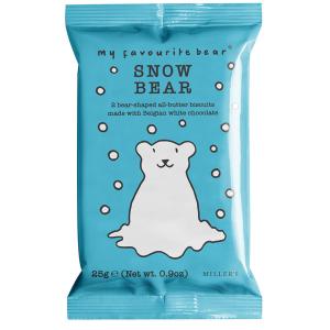 12袋 ミラーズ マイフェイバリットベアー スノーベアー 25g(2枚入り