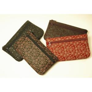 印傳屋（INDEN-YA） 印伝 甲州印伝 上原勇七 ポーチ 通帳入れ なごみ