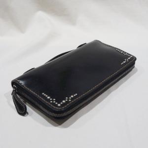 革蛸 KAWATAKO 手縫い 台形 ロングウォレット ワレット 長財布 英国産