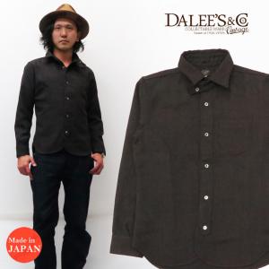 DALLES & CO ダリーズ＆コー 長袖 シャツ ウールメルトン デラックス
