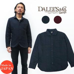 DALLES & CO ダリーズ＆コー 長袖 シャツ ウールメルトン デラックス