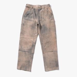 新品 bukht ブフト CUT OFF GOAT SUEDE S/T PANTS カットオフゴート