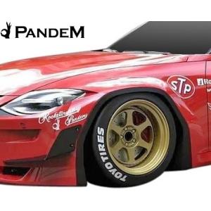 【M’s】 日産 RZ34 フェアレディZ 後期 400Z (2022y-) PANDEM フロントオーバーフェンダー 左右 (+90mm ...